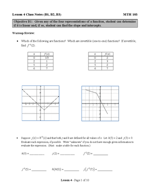 A3 Blank Notes - A3: Function Notation Objective: At the end of this ...