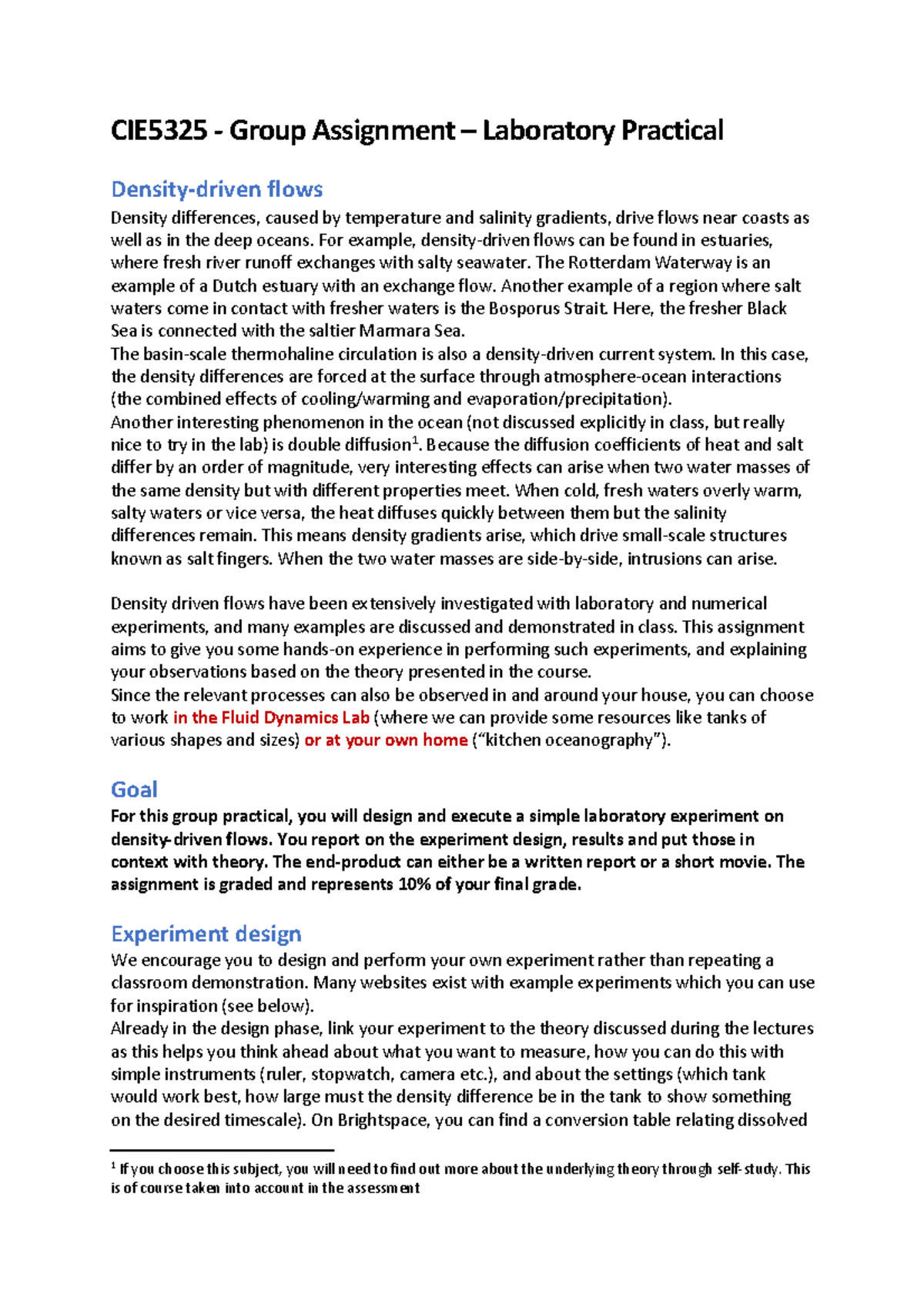 Practical assignment 1 - CIE5325 - Group Assignment – Laboratory ...