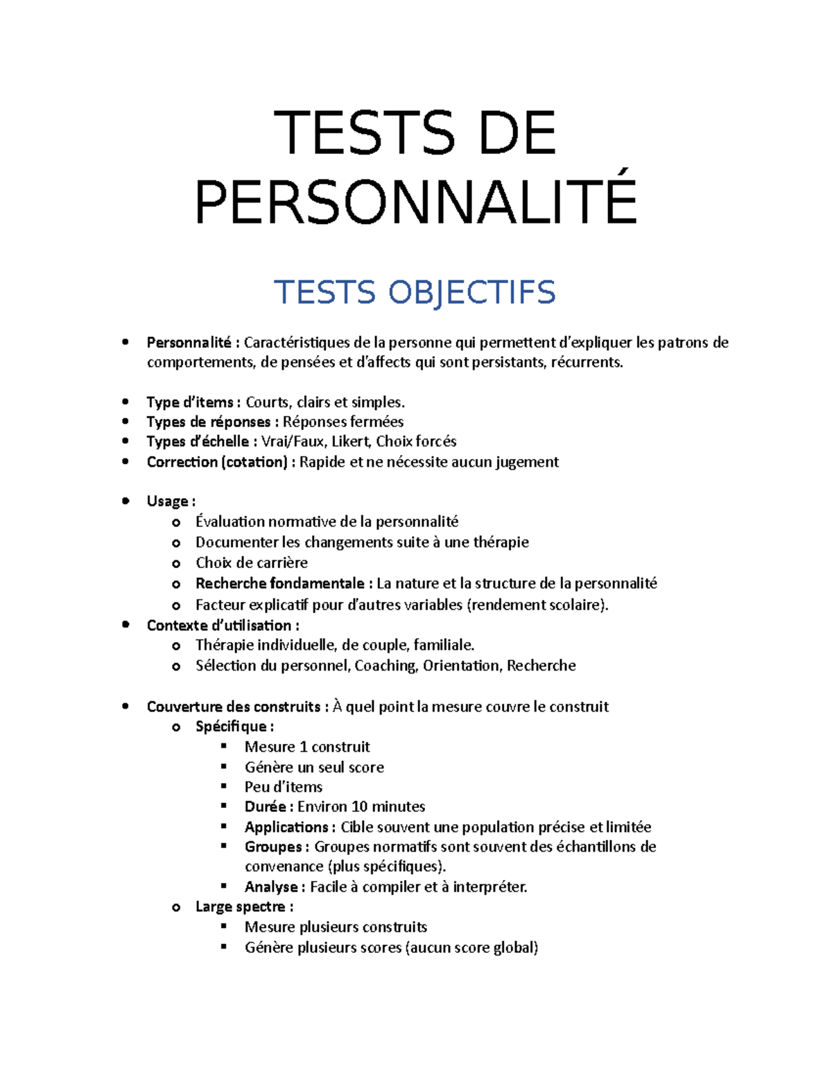 Test Sur Ma Personnalité – Test De Personnalité Rapide – PGDTPV
