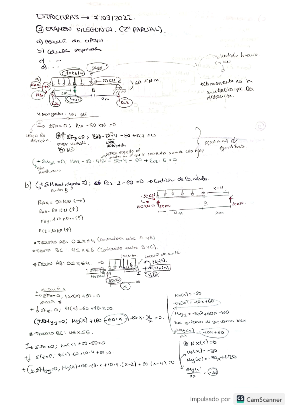 Preguntas examen segundo parcial - Estructuras - Studocu