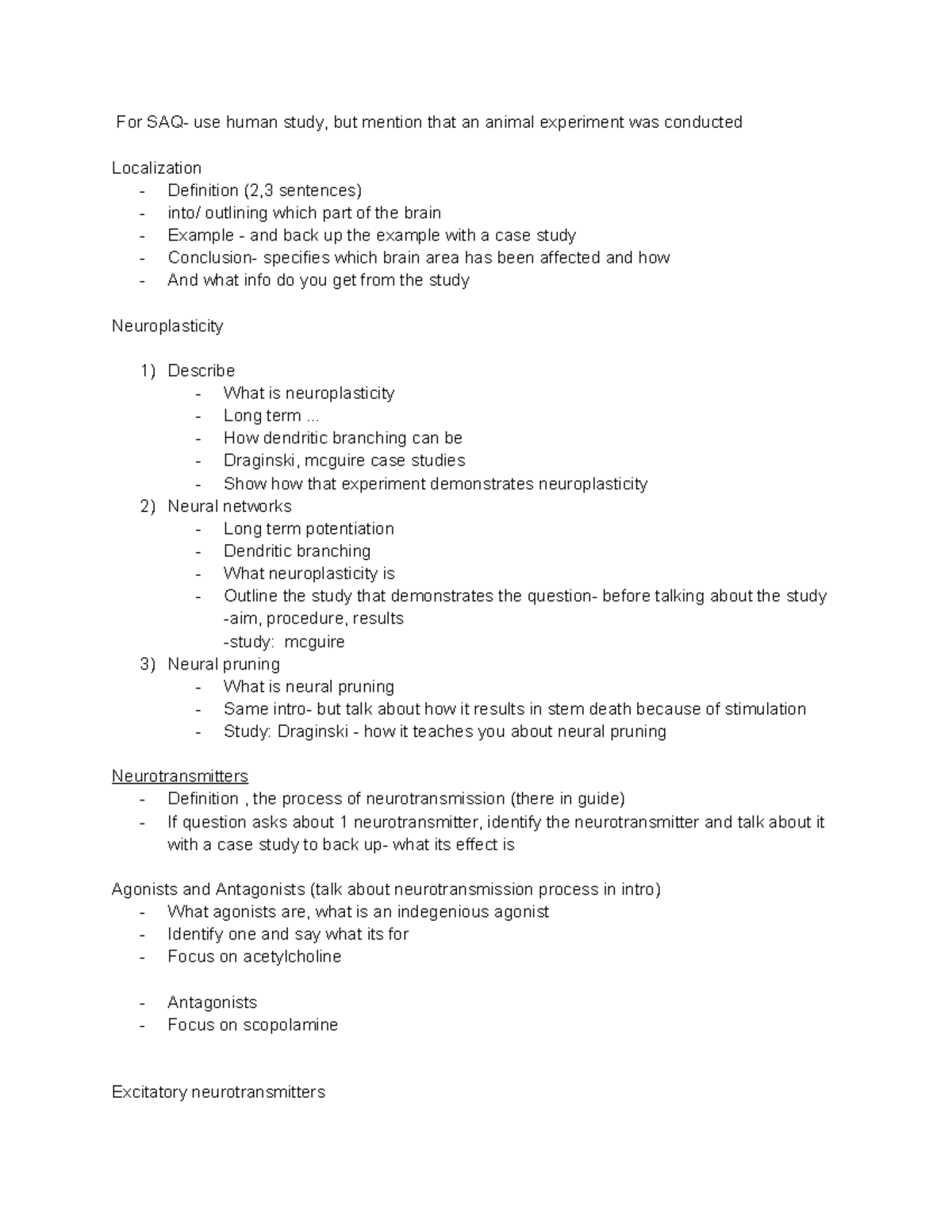 IB Psychology HL how to answer questions - For SAQ- use human study ...