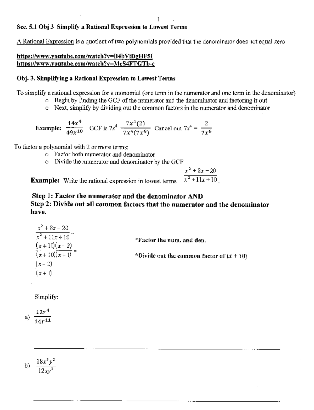 Mth 030 Lecture 28 Sec 5.1 Notes - MTH 123 - Studocu