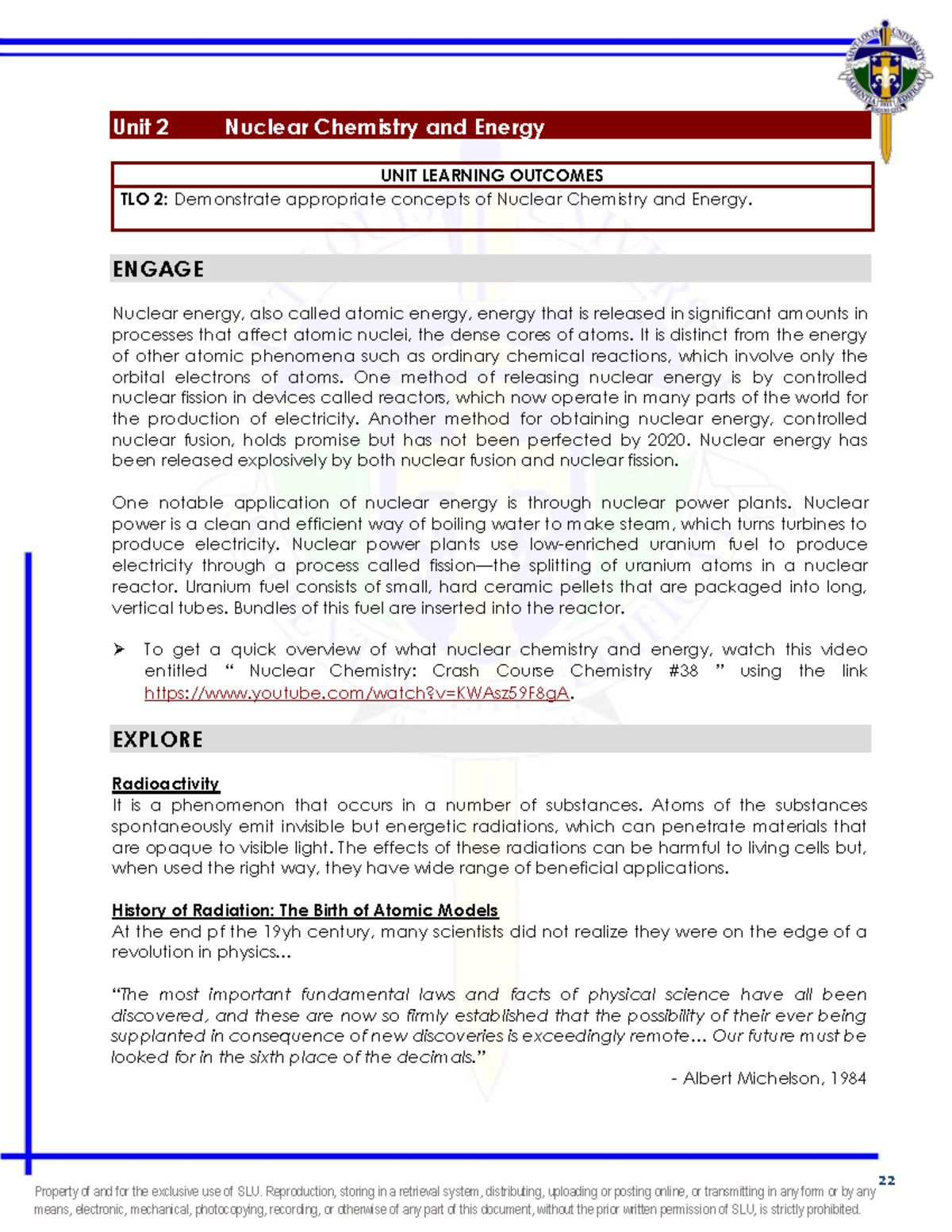 Module-1 UNIT-2 Enggchem-edited - Property of and for the exclusive use ...