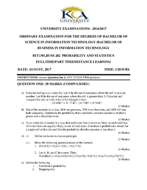 [Solved] Consider a life table with x 100 190 5 100 Calculate i The ...