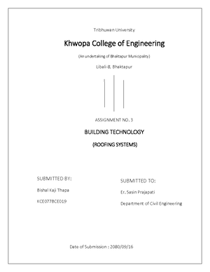 Handwritten Notes - Bachelors in Civil Engineering - Studocu