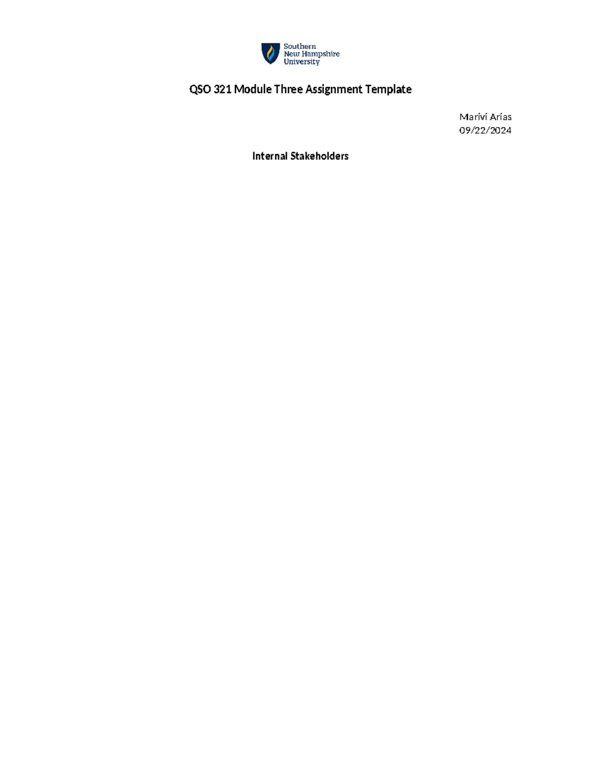 QSO 321 Module Three Assignment - Mainstream all sustainability, such ...