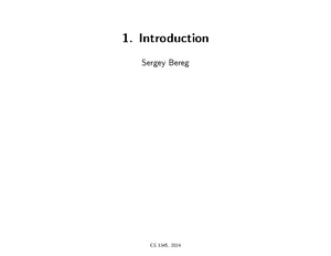 Implementing sorting algorithms and their complexities (Chapter 7) - CS ...