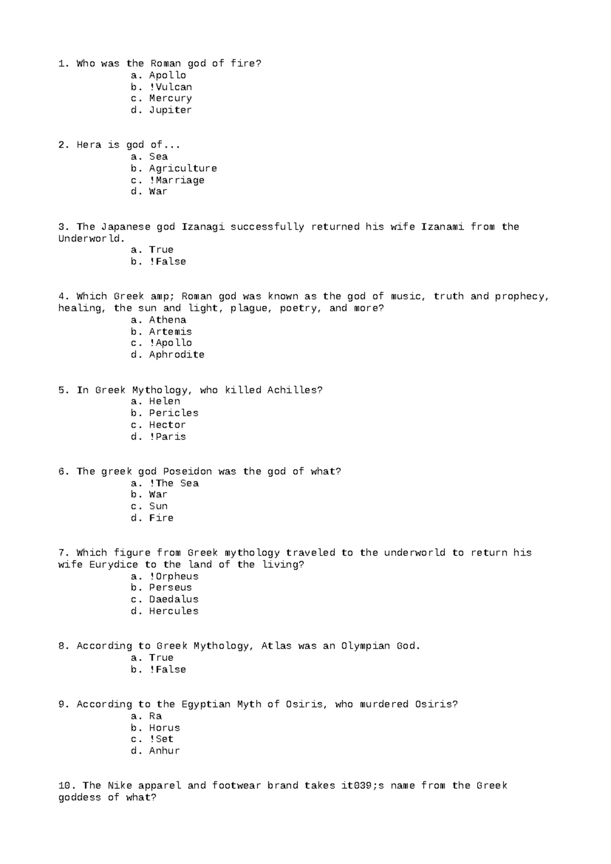PHYS274 Nuclear Physics Research Spring 2023 8 - Who was the Roman god ...