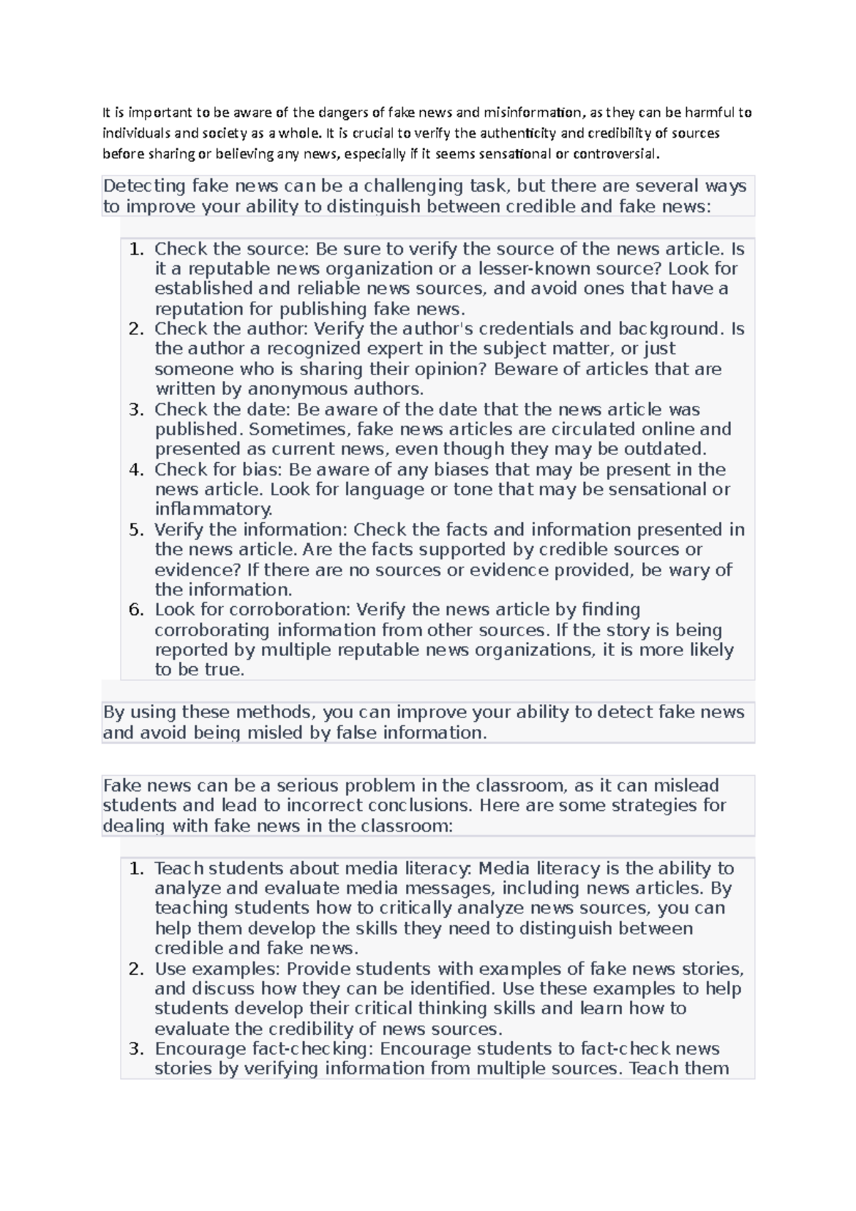 Fake news AI - fake news - It is important to be aware of the dangers ...