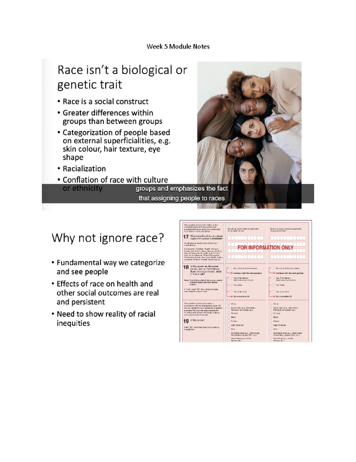 Week 5 Module Notes - This is an example of utilizing your resources ...