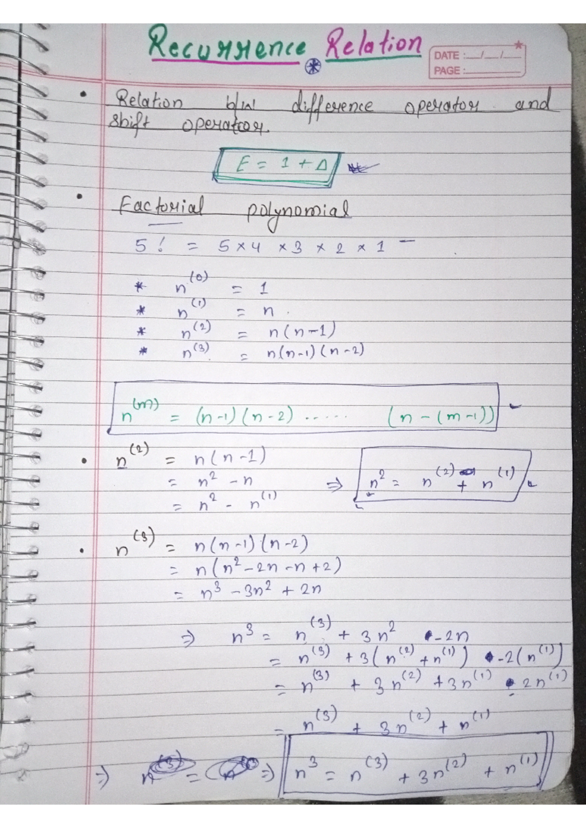 Recursion relation 1 - notes - Discrete Mathematics - Studocu
