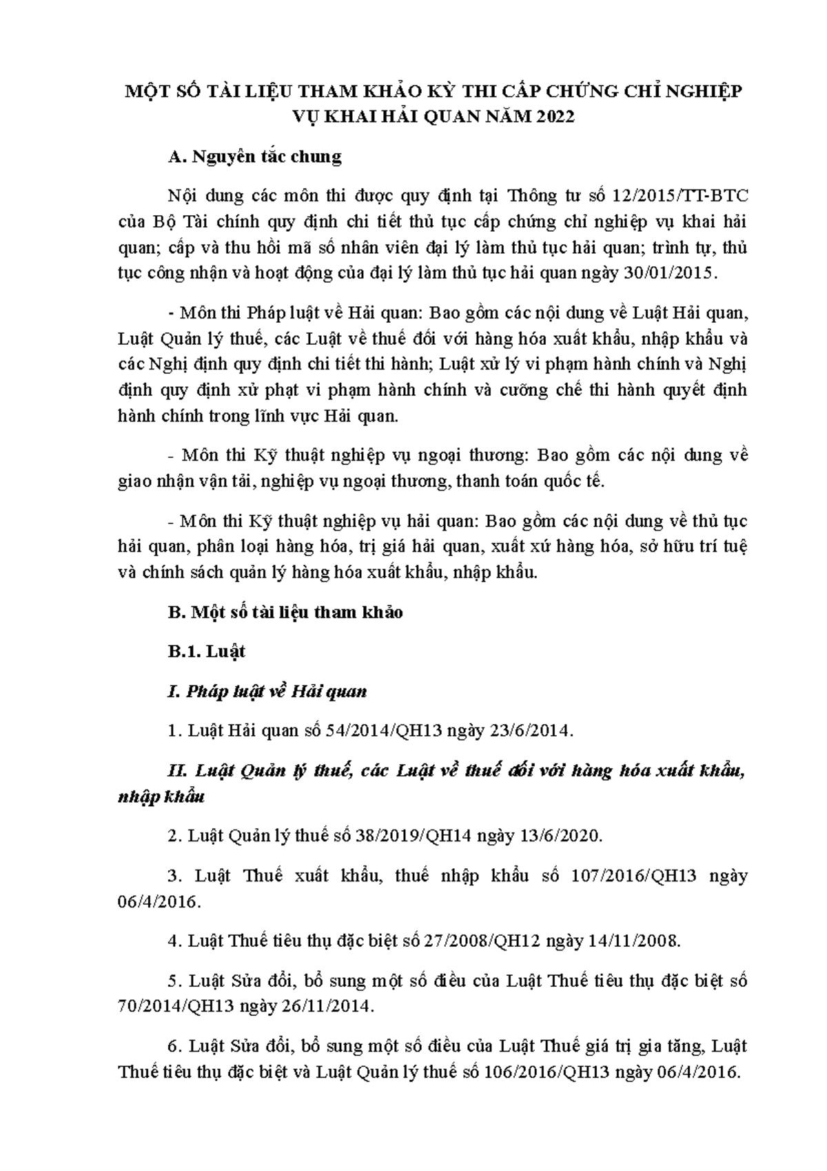 Danhmuc VBonthi DLHQ 2022.Updating.27 - MỘT SỐ TÀI LIỆU THAM KHẢO KỲ ...