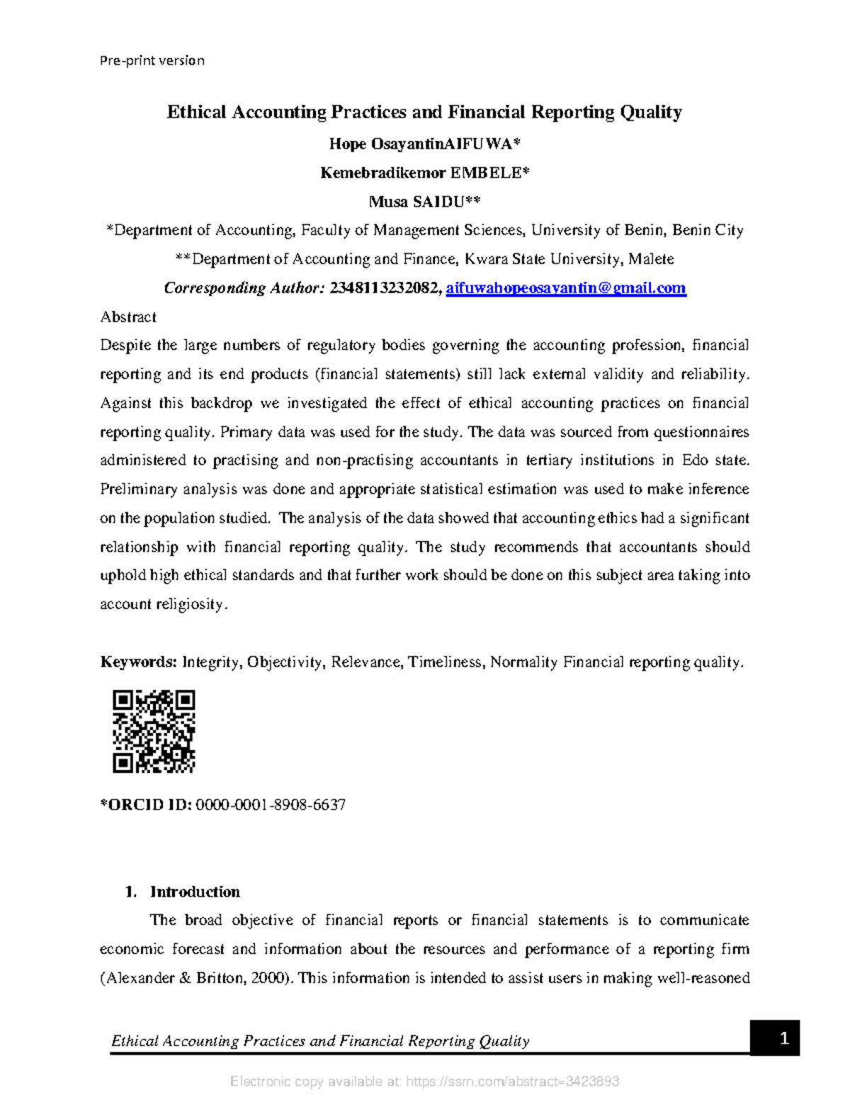 SSRN-id3423893 - We hope that these documents and journals will help ...