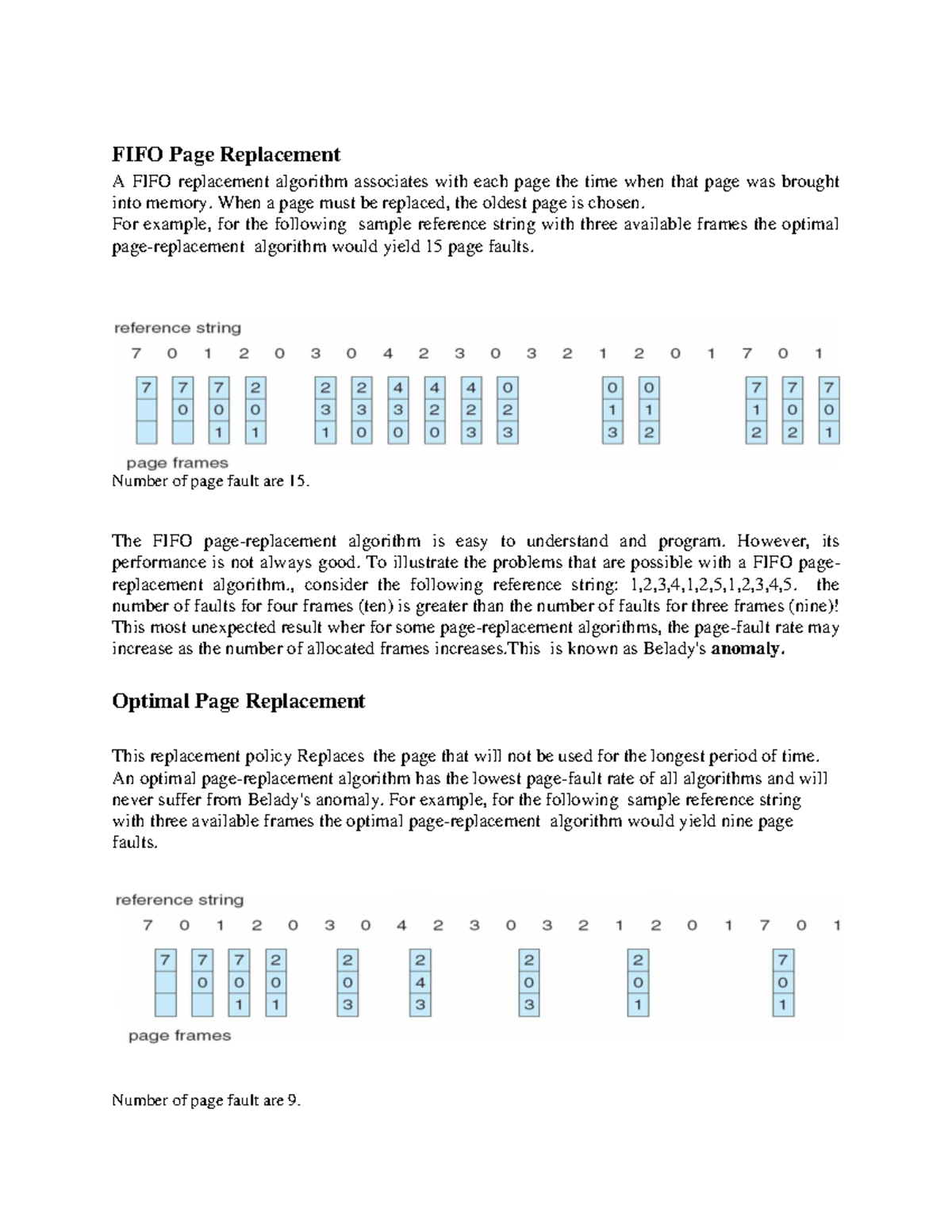 Memory Management L7 - Summary B.Tech CSE (2nd Year) - FIFO Page ...