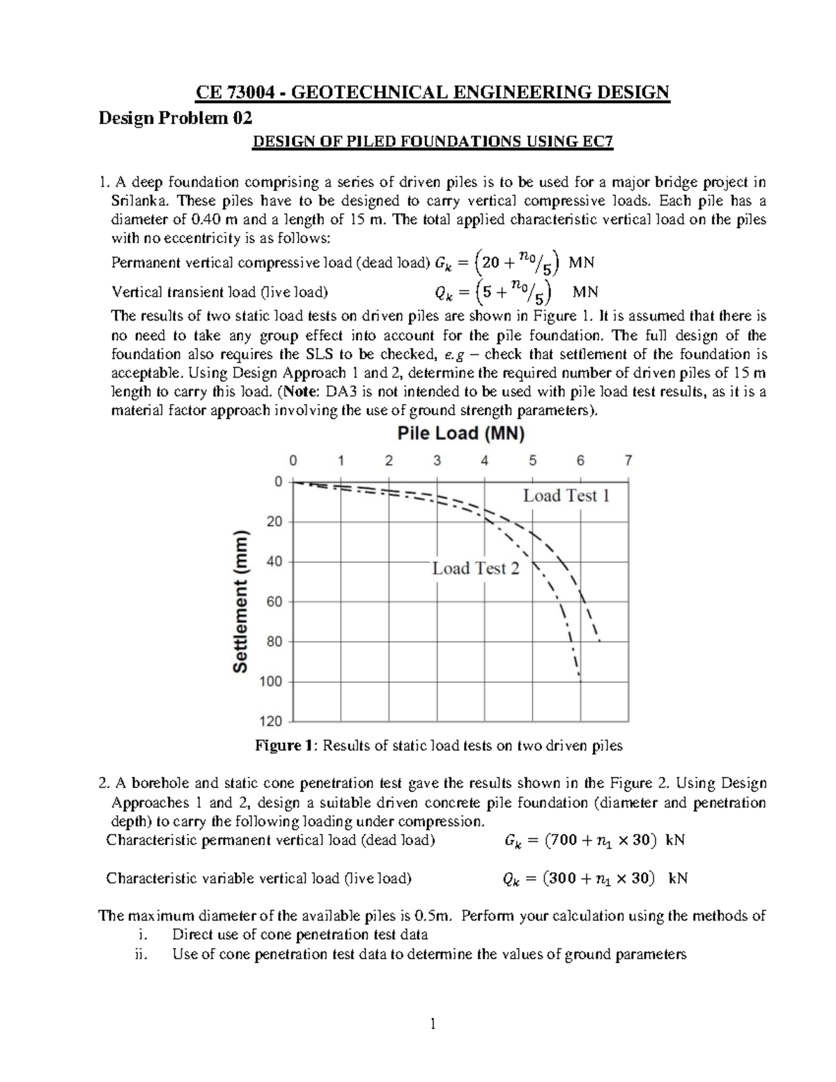 Pile foundations design to EC7 - CE 73004 - GEOTECHNICAL ENGINEERING ...