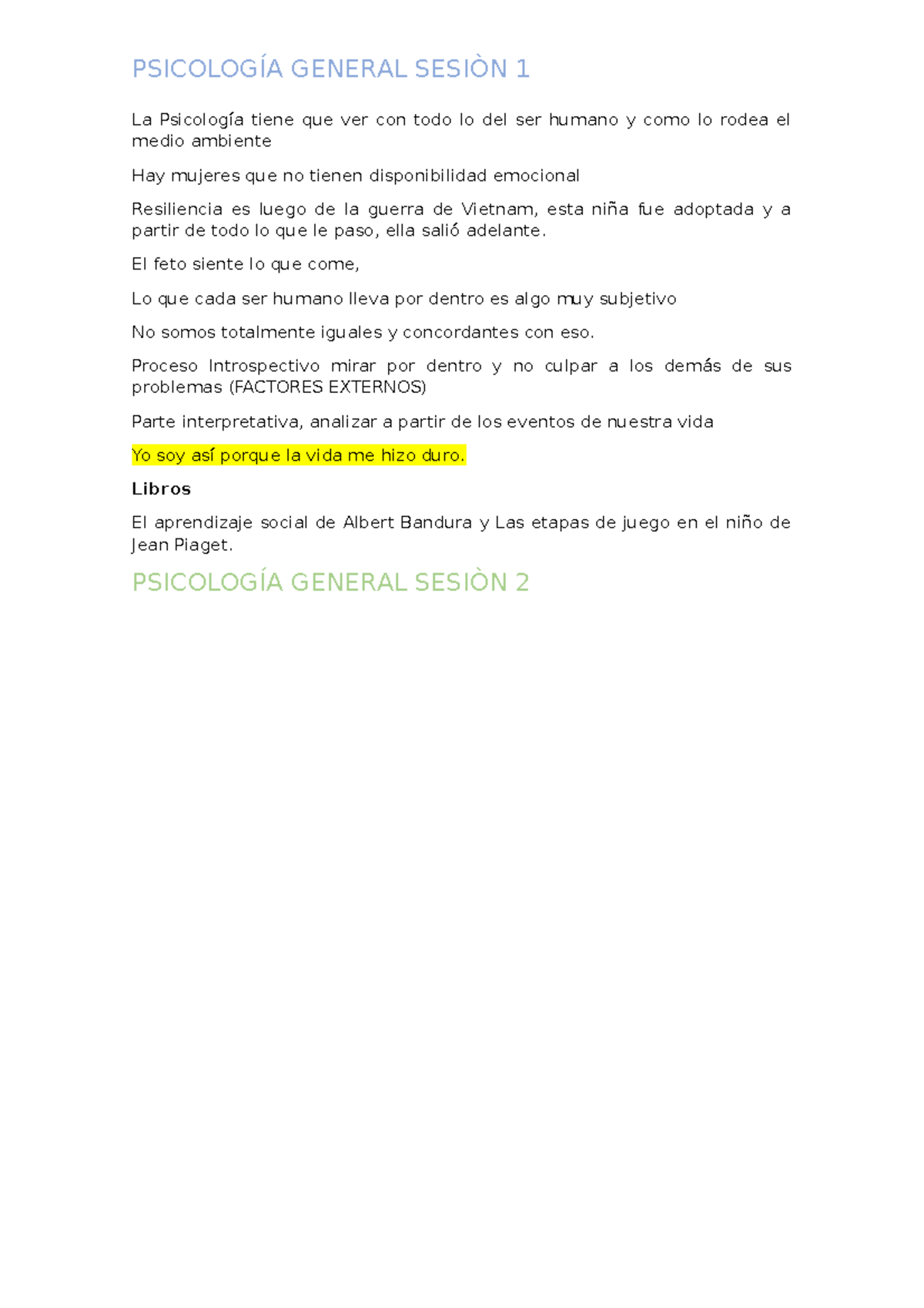 Apuntes de la Sesión 2 - La palabra “párrafo” proviene del griego ...