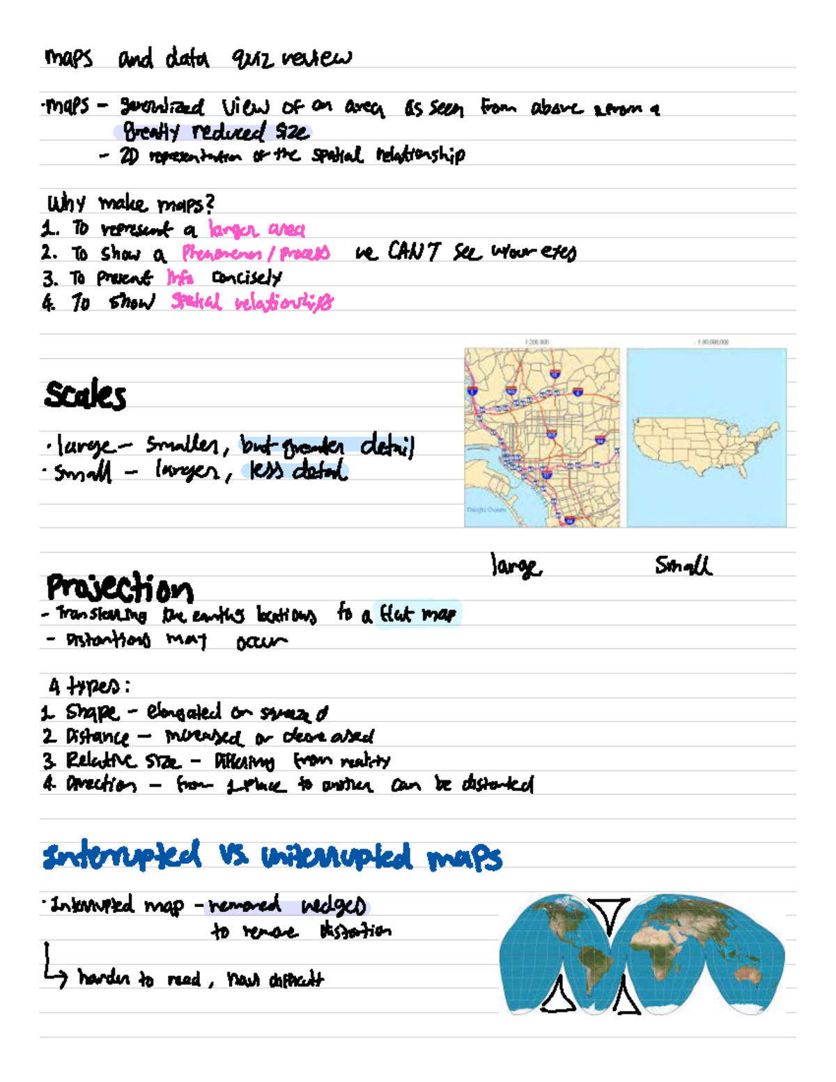 Maps And Data - summary of maps and data - maps and data quiz review ...