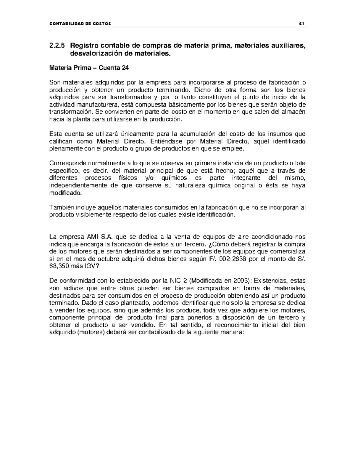 61 AContab de Costos - 2.2 Registro contable de compras de materia ...