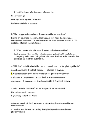 Lab 2 Pre-Lab Questions - Bio 33 Lab 2: The Light Microscope ...