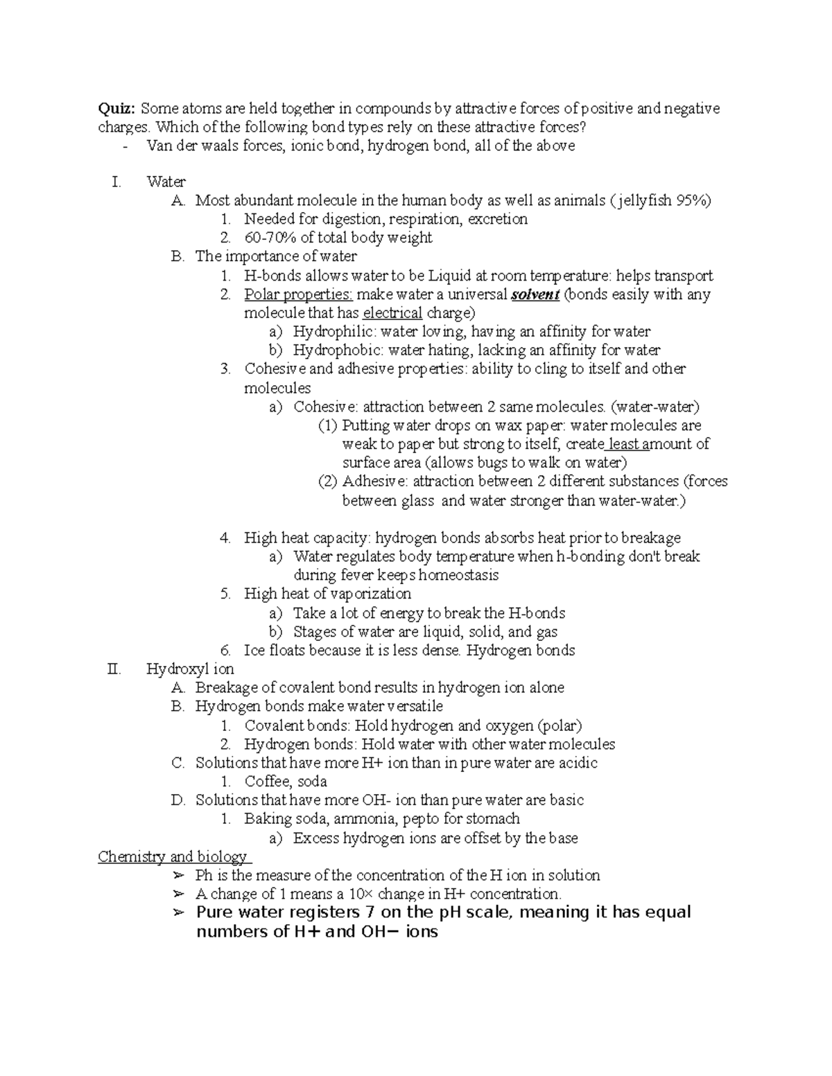 Chapter 3 Notes Quiz Some Atoms Are Held Together In Compounds By