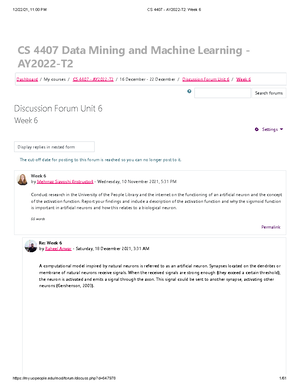 CS 4407 Data Mining and Machine Learning Final Exam (Proctored). The exam was rough so analyse ...