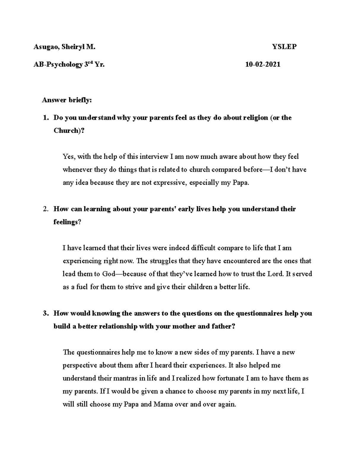 Module for Sep 2021 PART 2 Sheiryl - Asugao, Sheiryl M. YSLEP AB ...