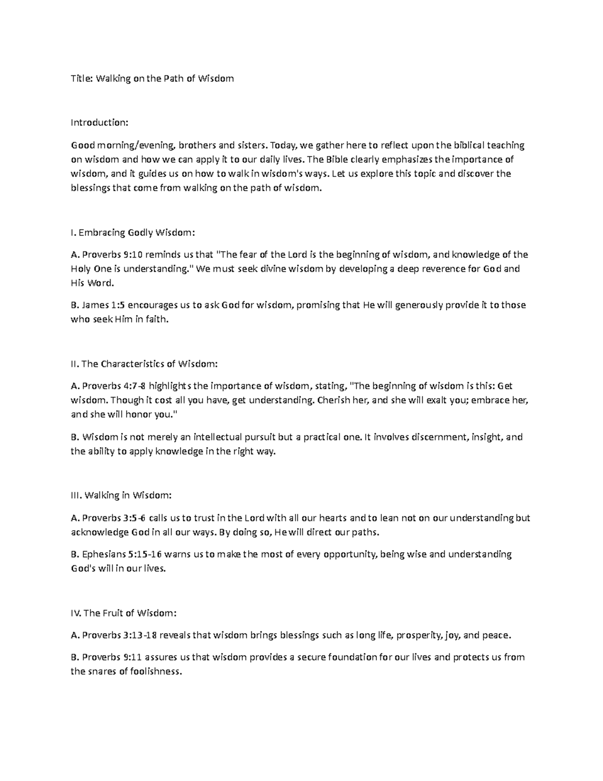 Walking on the Path of Wisdom - Title: Walking on the Path of Wisdom ...