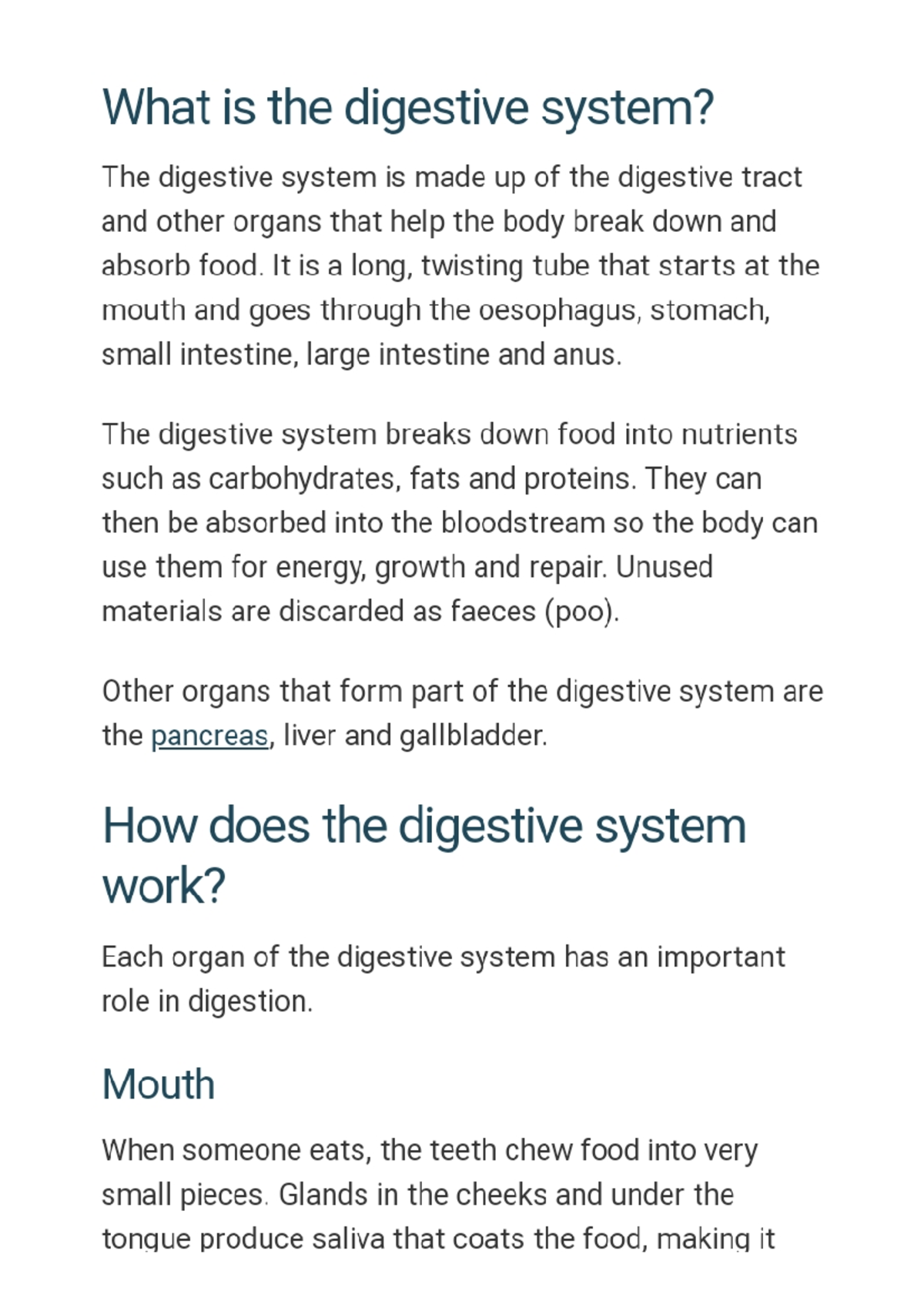 Digestive Introduction - Human Anatomy and Physiology 1 - Studocu