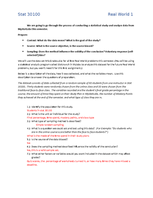 Worksheet 5 Probability KEY - Stat 30100 Name ...