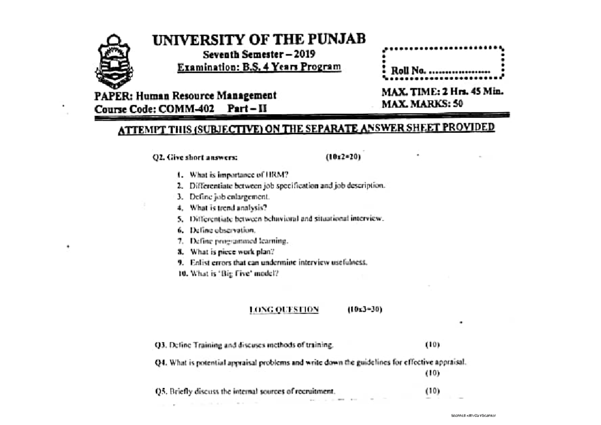 P.p 2019 b.com 7th - hope this file helpful - Final Term Paper - Studocu