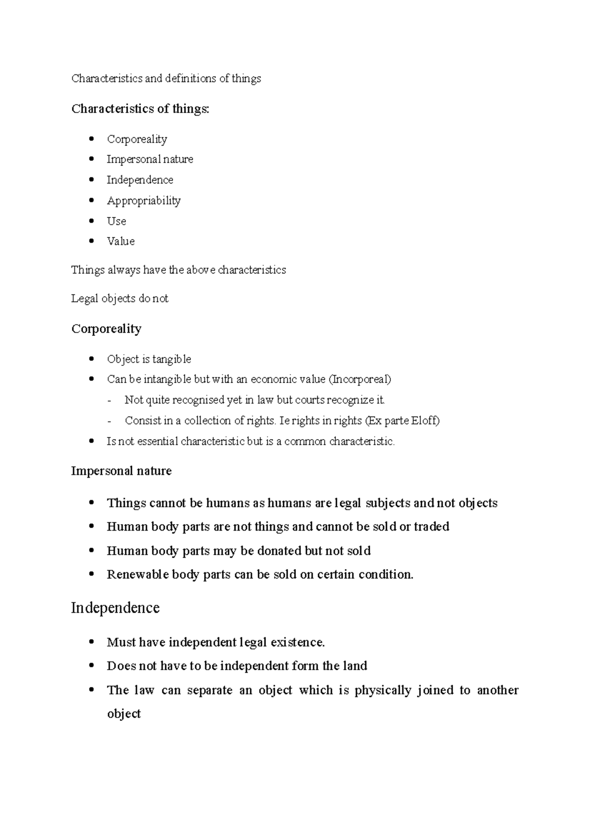 Chapter 2 Characteristics and definitions of things - Characteristics ...