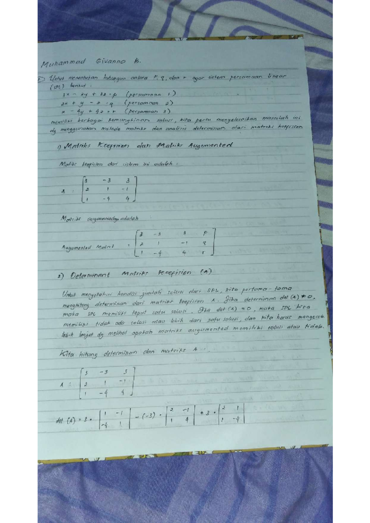 Tugas 2 - Muhammad Givanno B. 1. Untut menentukan hubungan anjara P, 9 ...