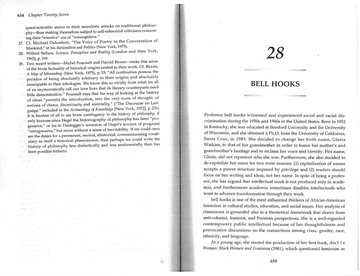 Bel hooks - Summary Bel-Ami - Bel-Ami - EDFD 220 - Studocu