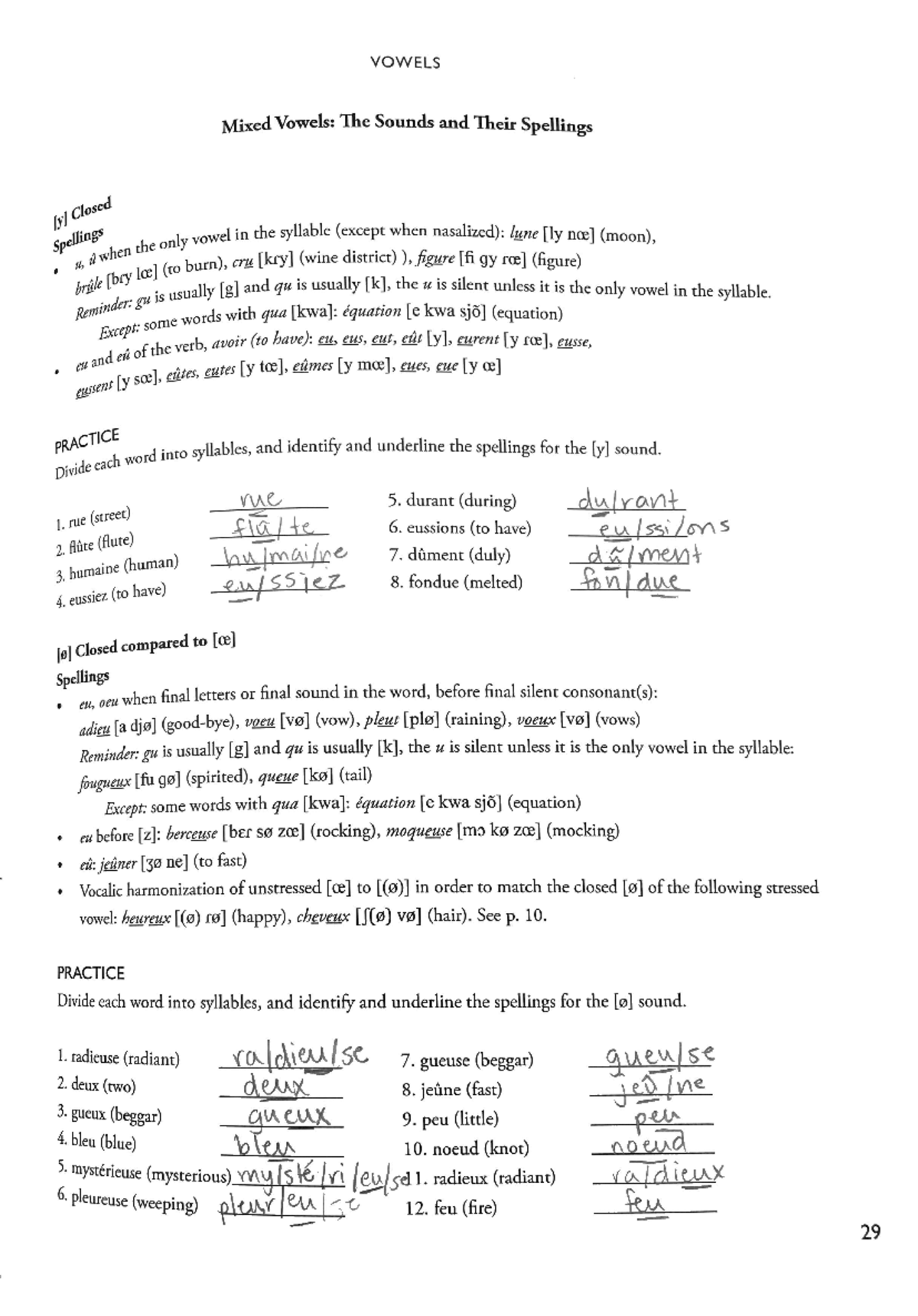French Diction HW 6 - MUS 1152 - Baylor University - Studocu