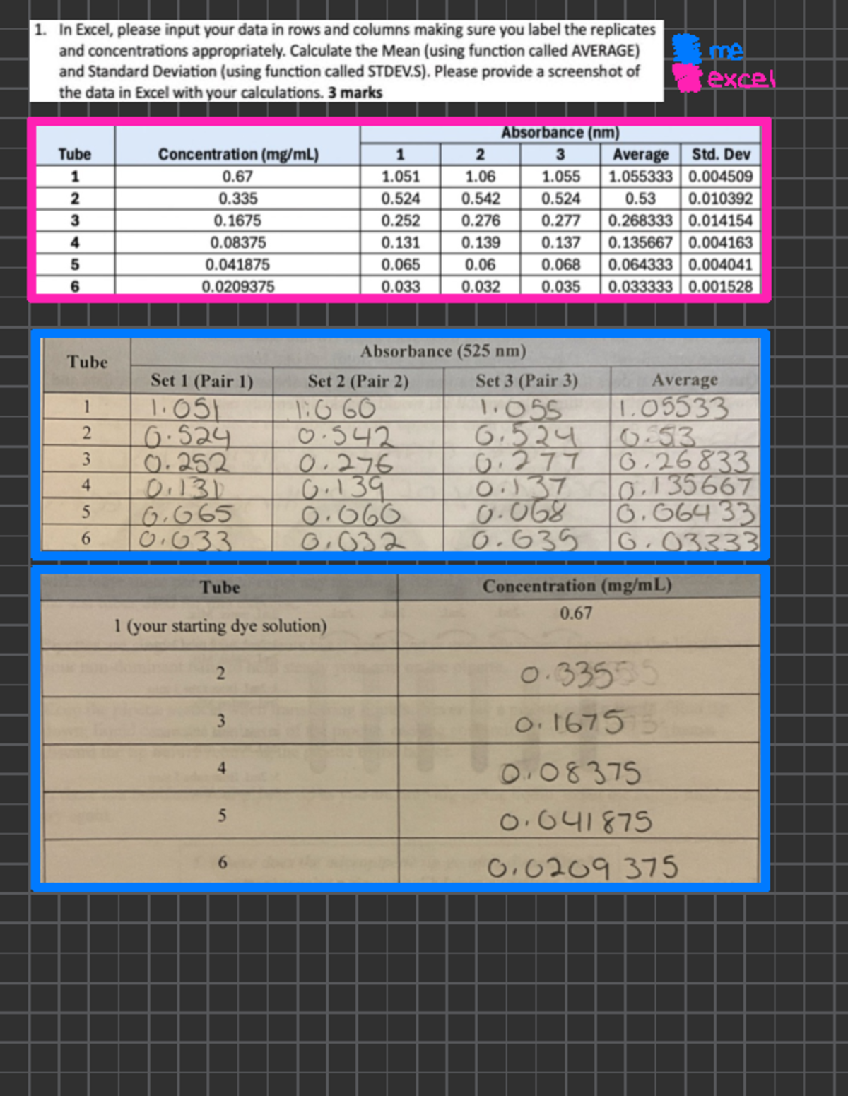 BIO Skills LAB - lab - BIOL 354 - me -excel - Studocu
