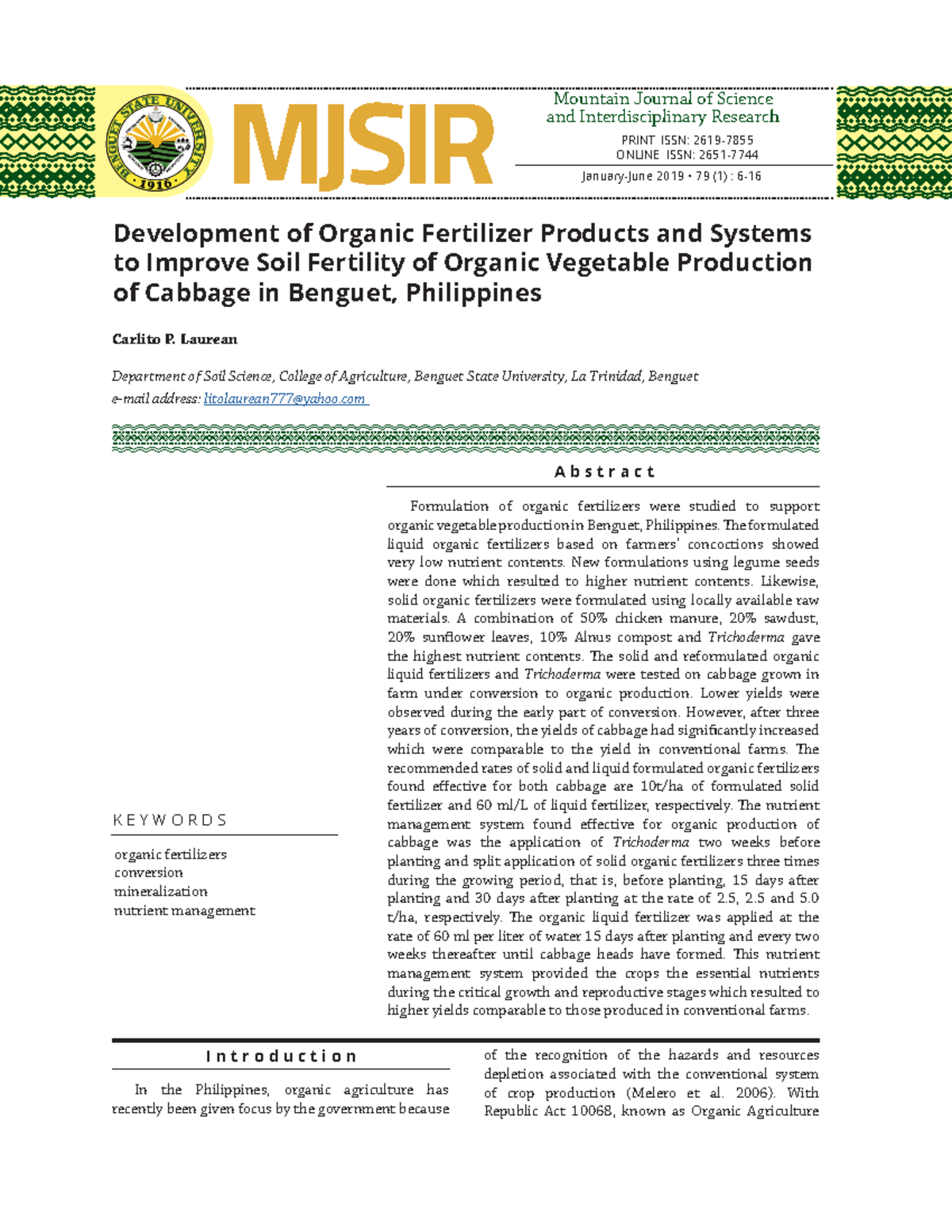 170-Manuscript (Title, Abstract, Introduction, Materials and Methods ...