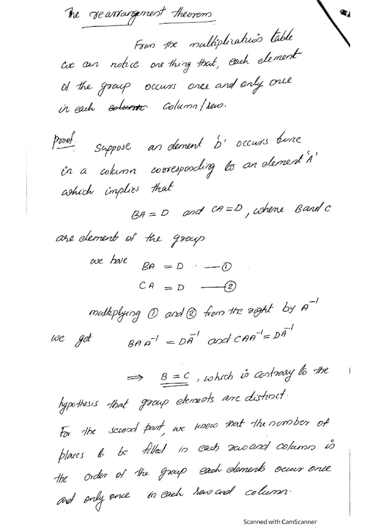 Group theory 3 - MSc-mathematical physics note - Mathematical Physics-I ...