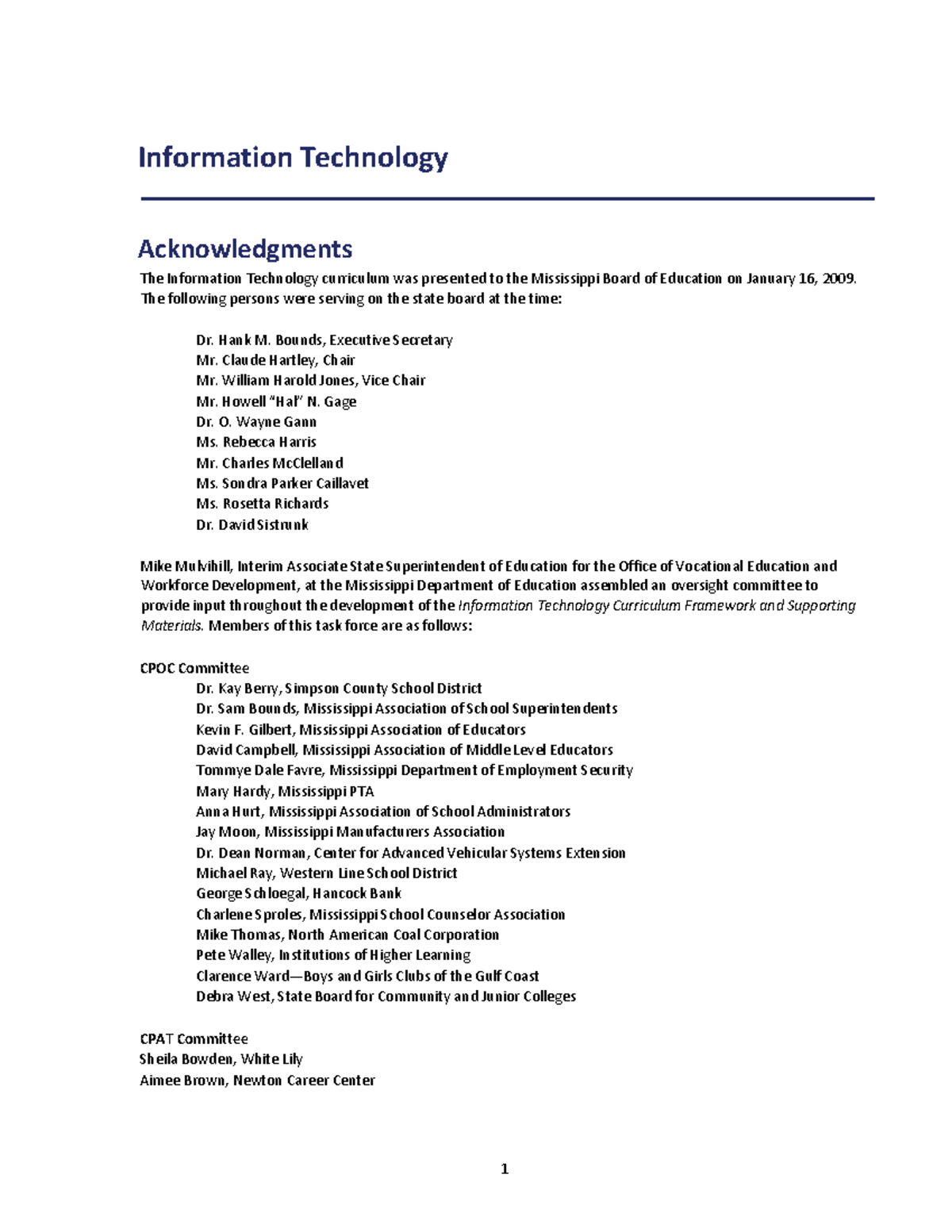 ED course 1 - Information Technology Assessment Rubric - ####### 1 ...