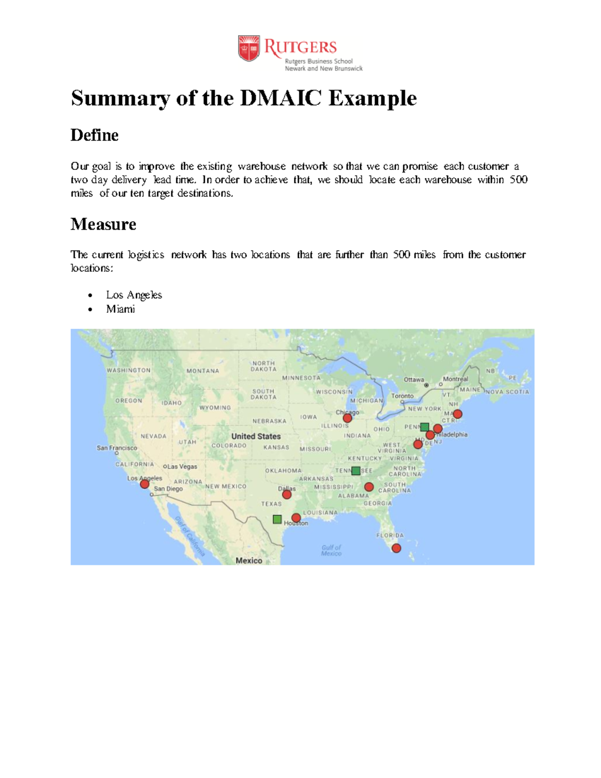F97a378bfb9ecdef 8dba4e03bee2f8d6 Summary-of-the- Dmaic-Example ...