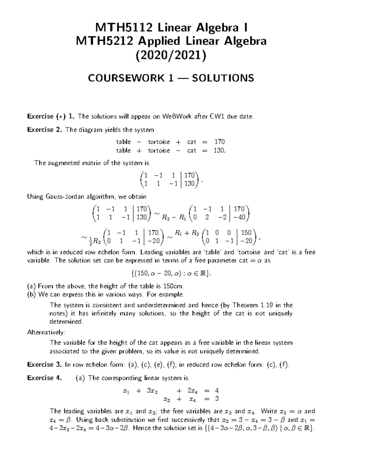 CW1sol-2020 - All lectures and course sheets on linear algebra 1 ...