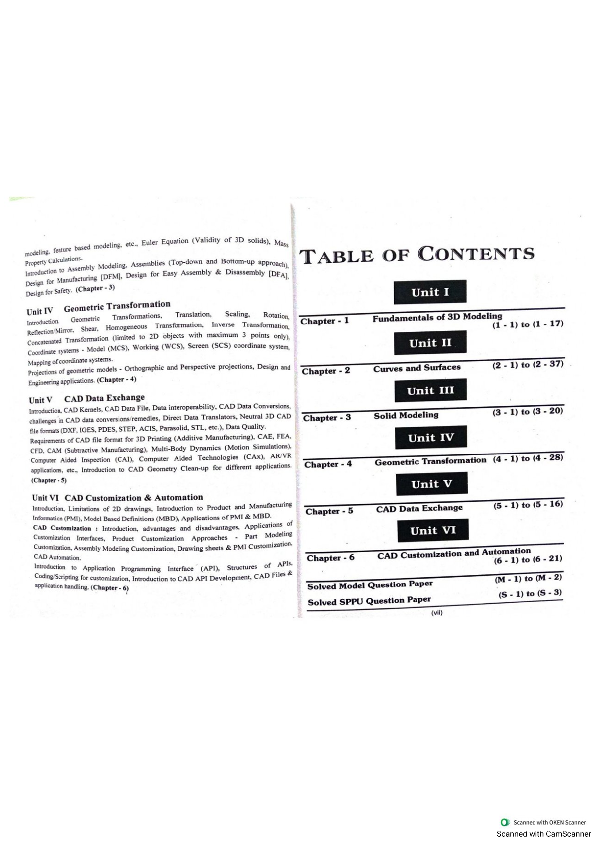 Solid modelling drafting decode pdf - modeling. feature based modeling. etc., Euler Equation ...