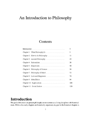 Philosophy Course Summarie - PHILOSOPHY COURSE SUMMARIE Courses ...