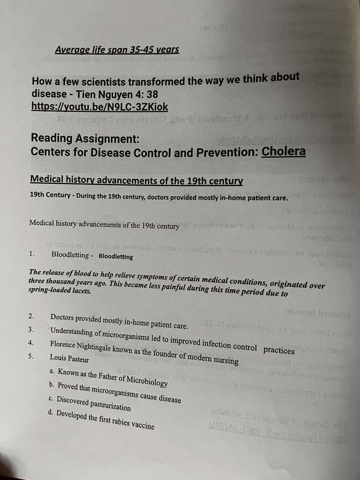 Foundations of Health Science Notes - = = 7 a ae i a -— ot ee : ‘ — PNT ...