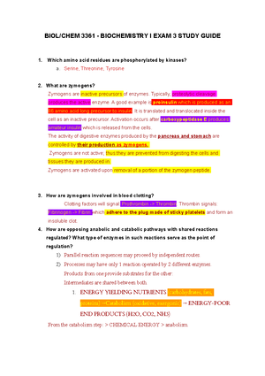 Biochem 3361 Problem Set 2 - BIOL/CHEM 3361 Biochemistry I Spring 2018 ...
