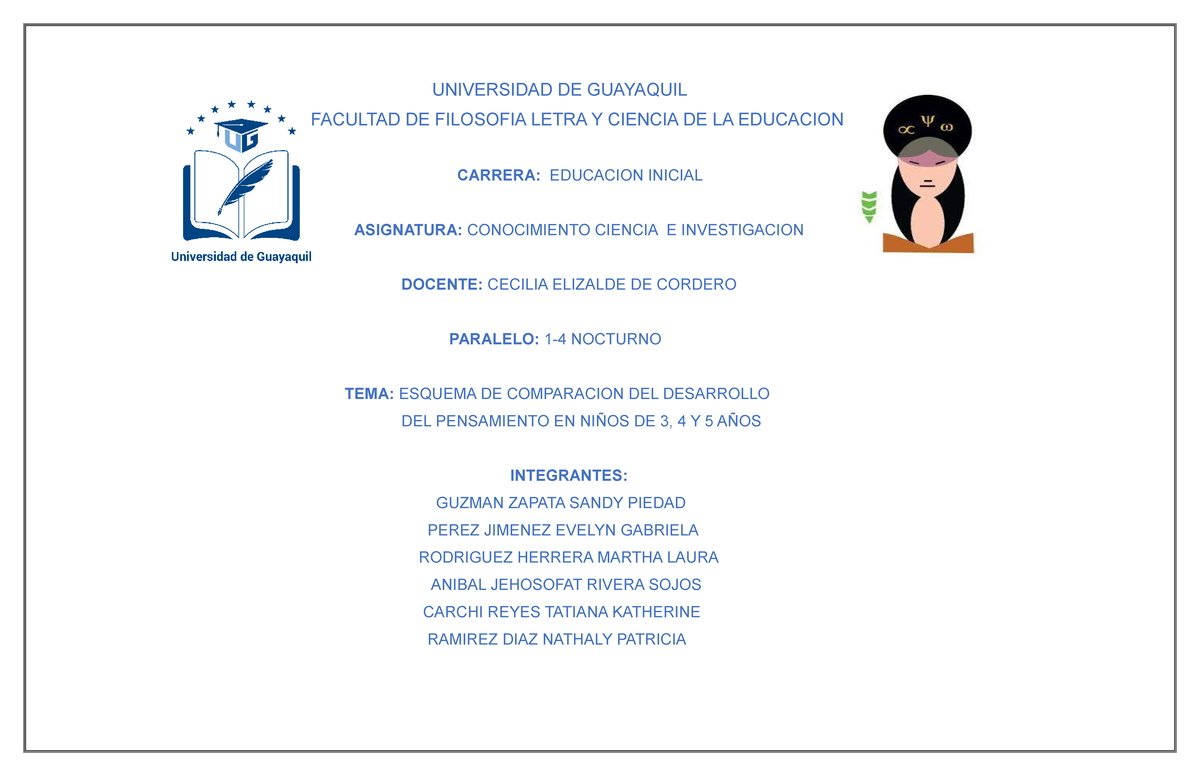 Esquema de comparacion - UNIVERSIDAD DE GUAYAQUIL FACULTAD DE FILOSOFIA ...
