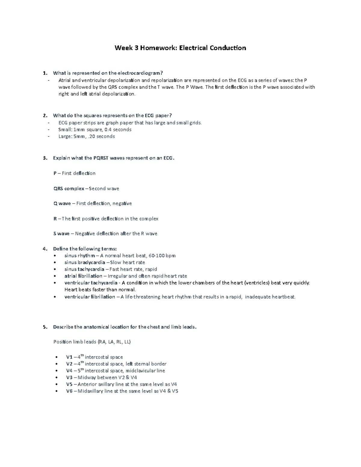 Week 3 Homework electrical conduction - Week 3 Homework: Electrical ...