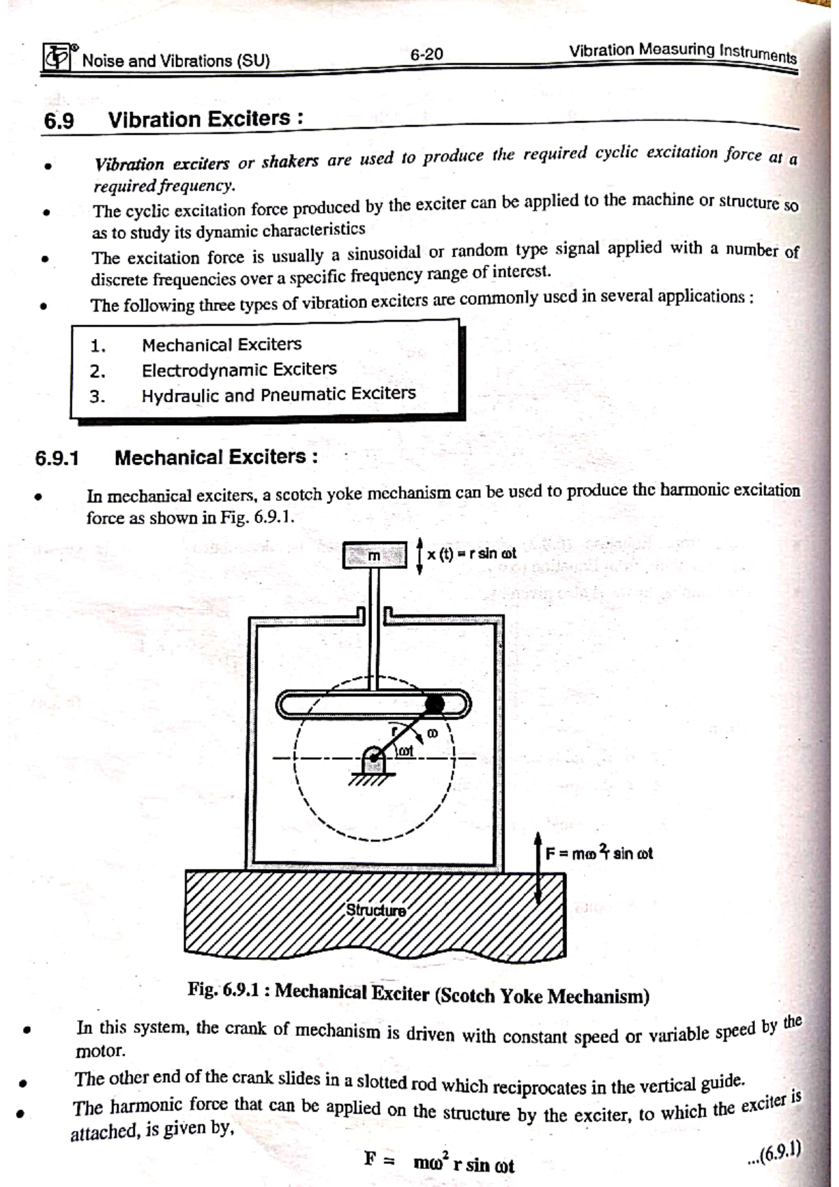 Use of different type of exciter vibration analysis nv experiment 6 ...