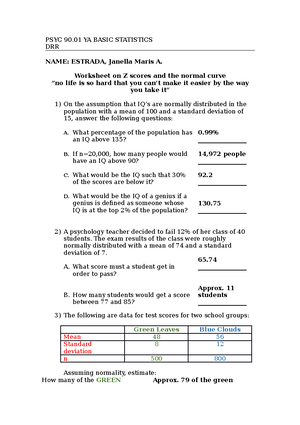 Estimating vs. Hypothesis Testing - Psych Stat Lec - Psychological ...