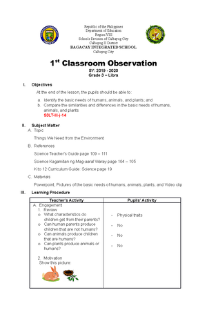 A detailed lesson plan for grade 7 mathematics robert - A Detailed ...