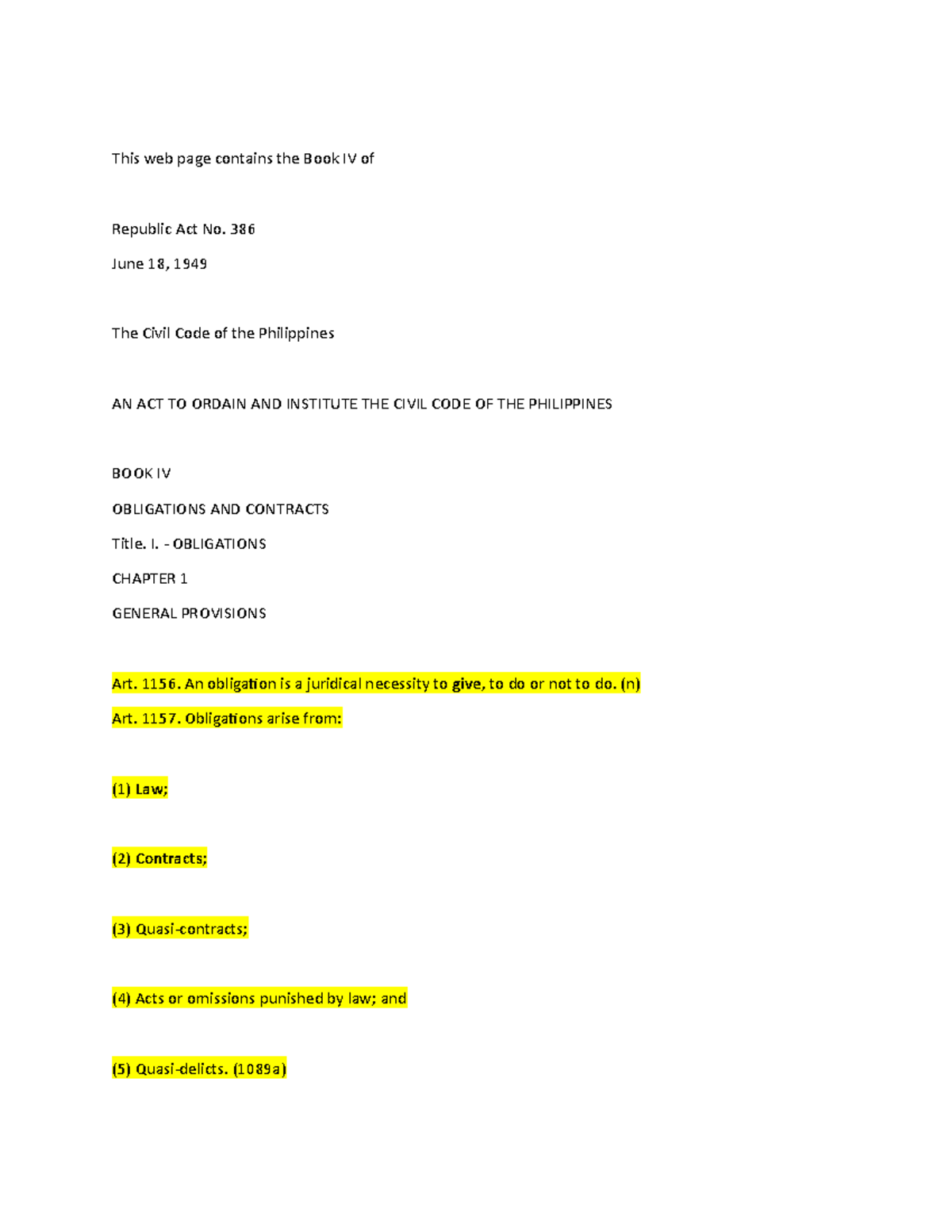 Book IV - BOOK 1V OF THE CIVIL CODE OF THE PHILIPPINES - This web page ...